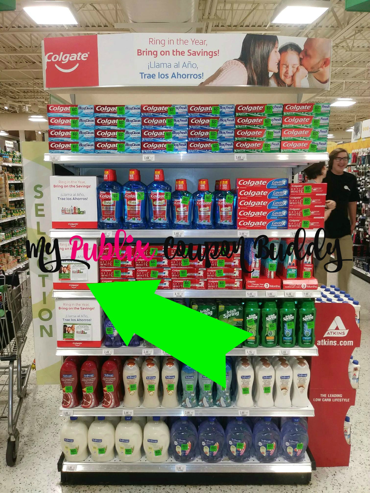 colgate endcap arrow | My Publix Coupon Buddy