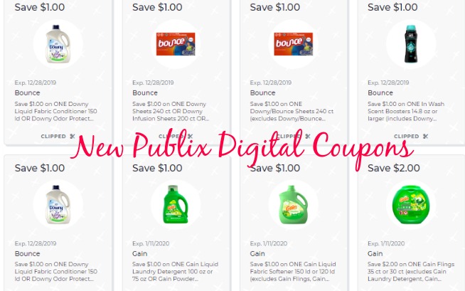 New Publix Digital Coupons to clip | My Publix Coupon Buddy