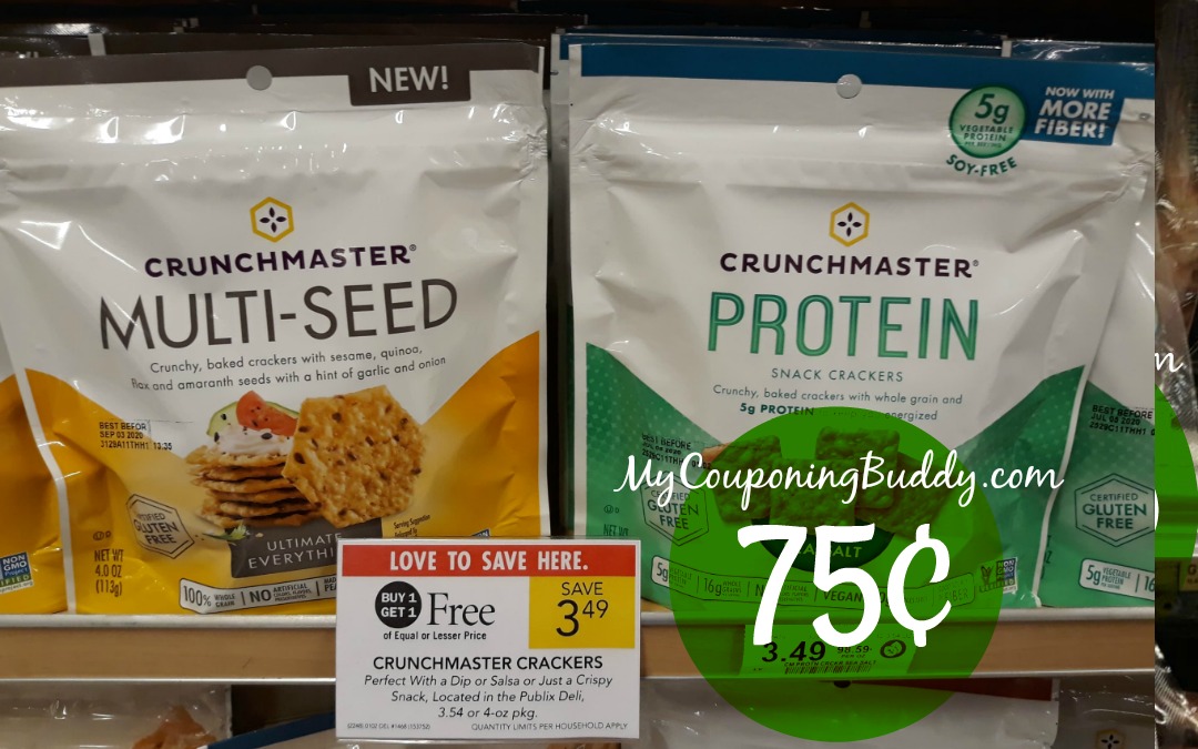 CrunchMaster Crackers 75¢ at Publix | My Publix Coupon Buddy
