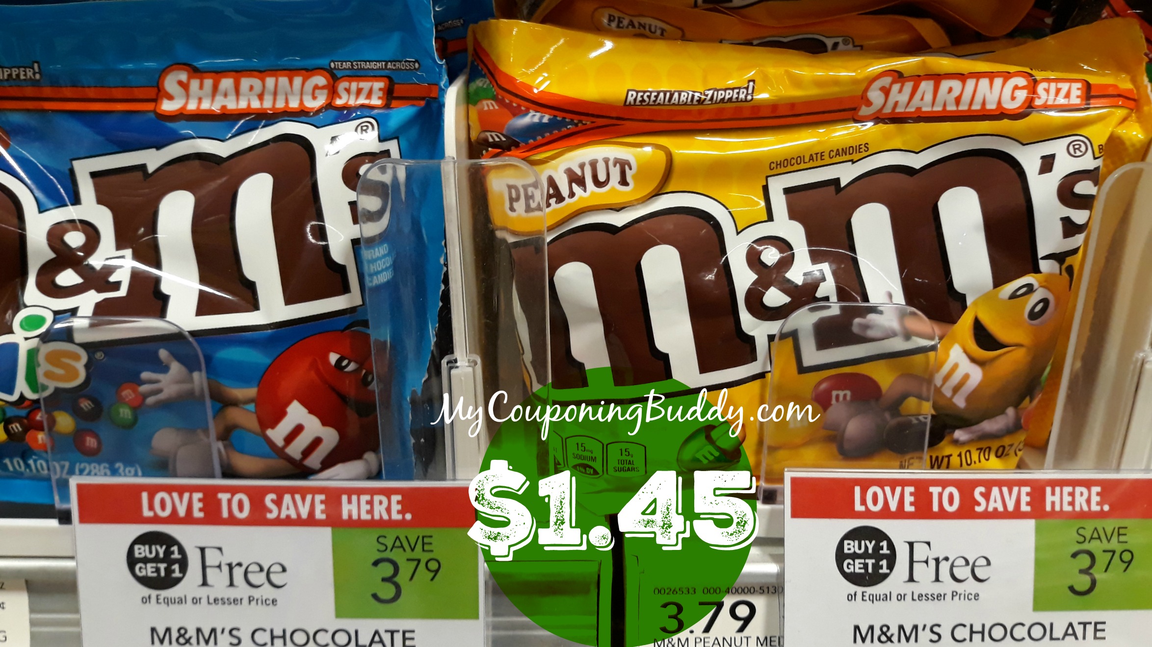 M&Ms Sharing Size Candies $1.45 at Publix | My Publix Coupon Buddy