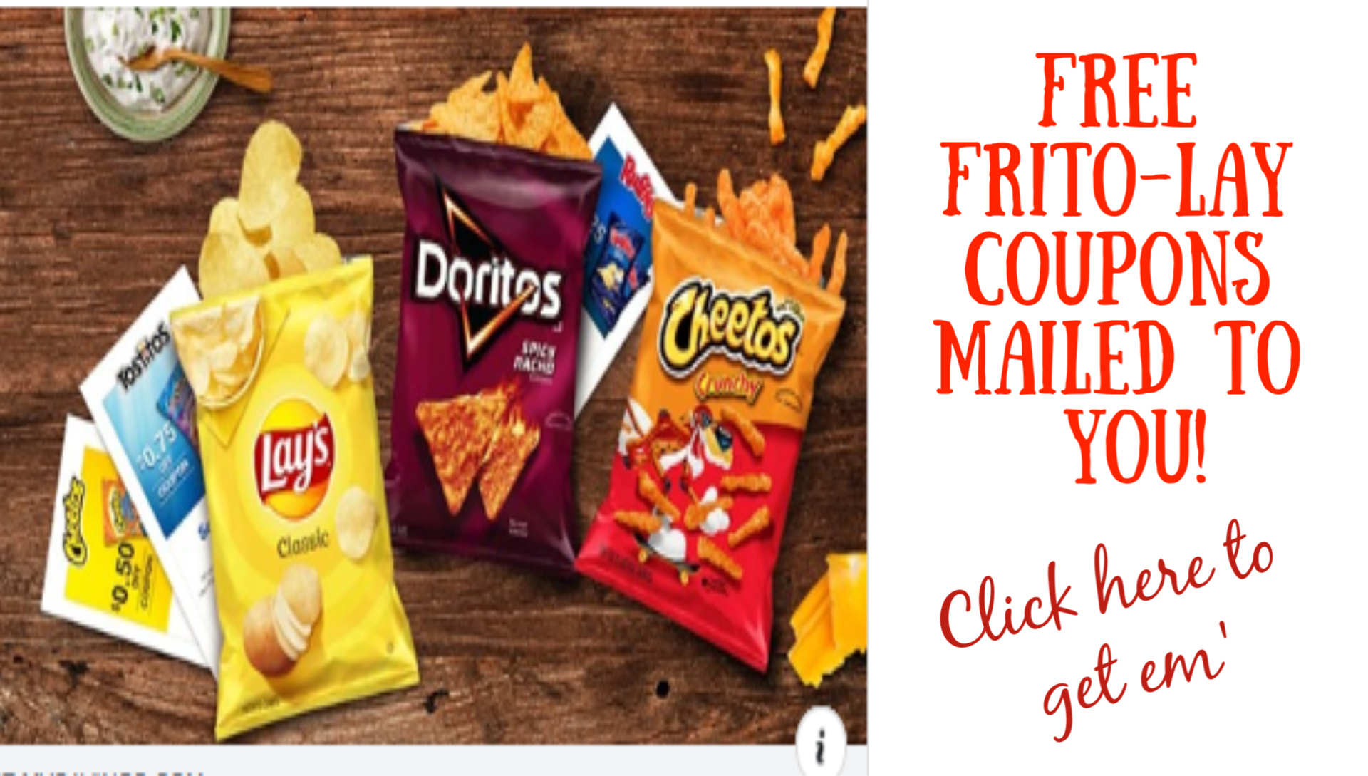 FREE Frito-Lay Coupons! Click here - My Publix Coupon Buddy