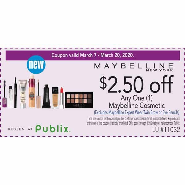 maybelline pf | My Publix Coupon Buddy