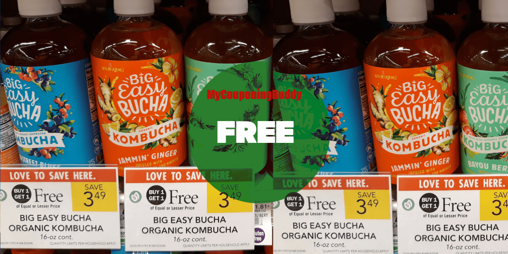 Big Easy Probiotic Kombucha FREE at Publix - My Publix Coupon Buddy
