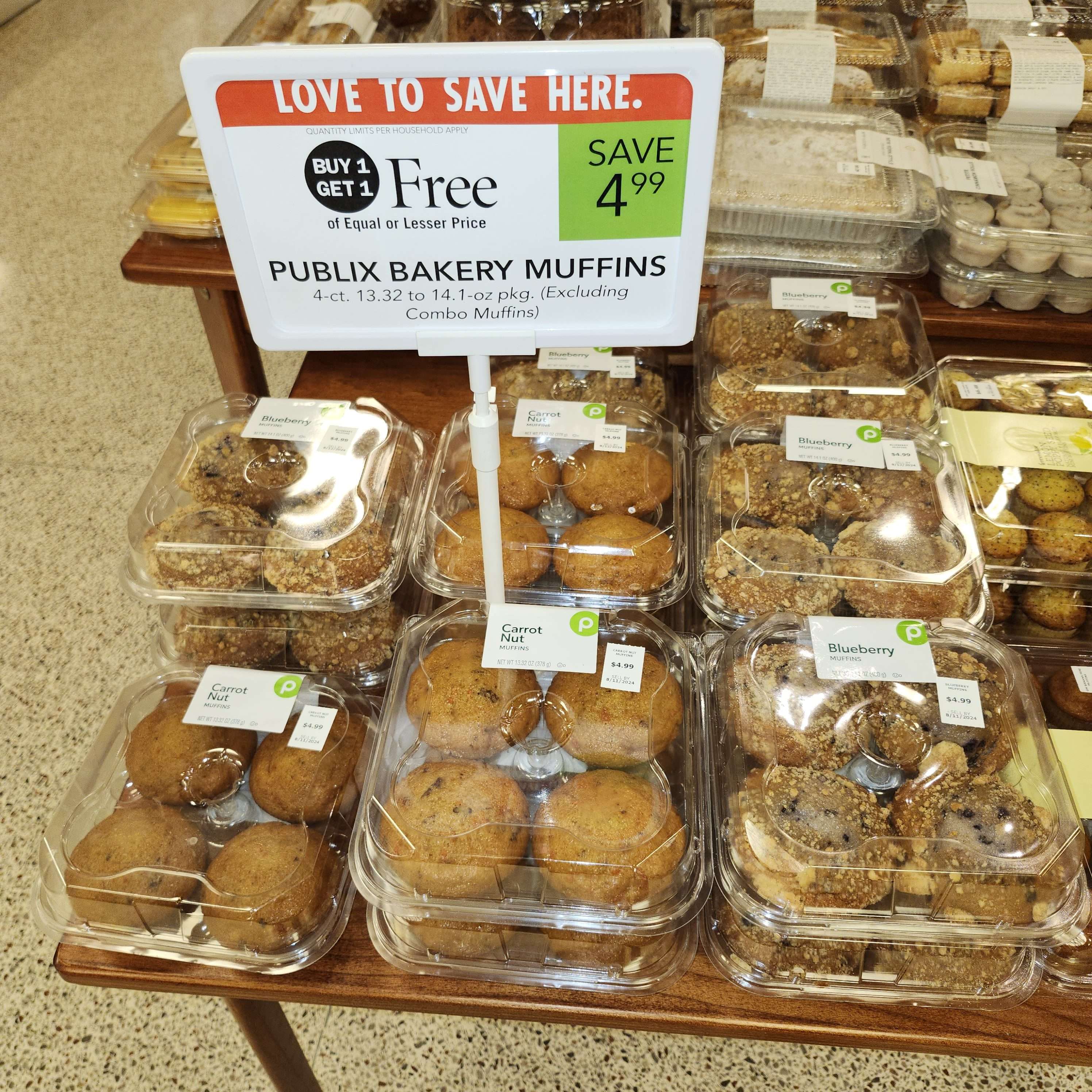 Publix Muffins BOGO 4ct | My Publix Coupon Buddy