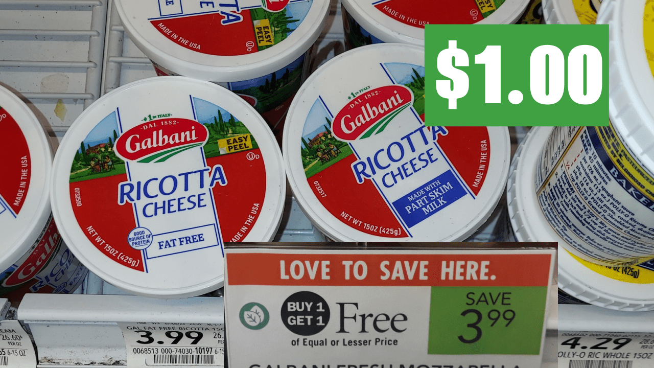 Galbani Ricotta Cheese Part Skim, Double Cream or Whole MIlk, 15 oz ...