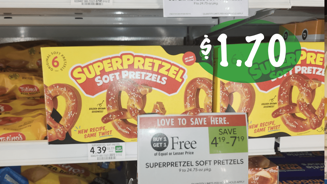 Super Pretzel | My Publix Coupon Buddy