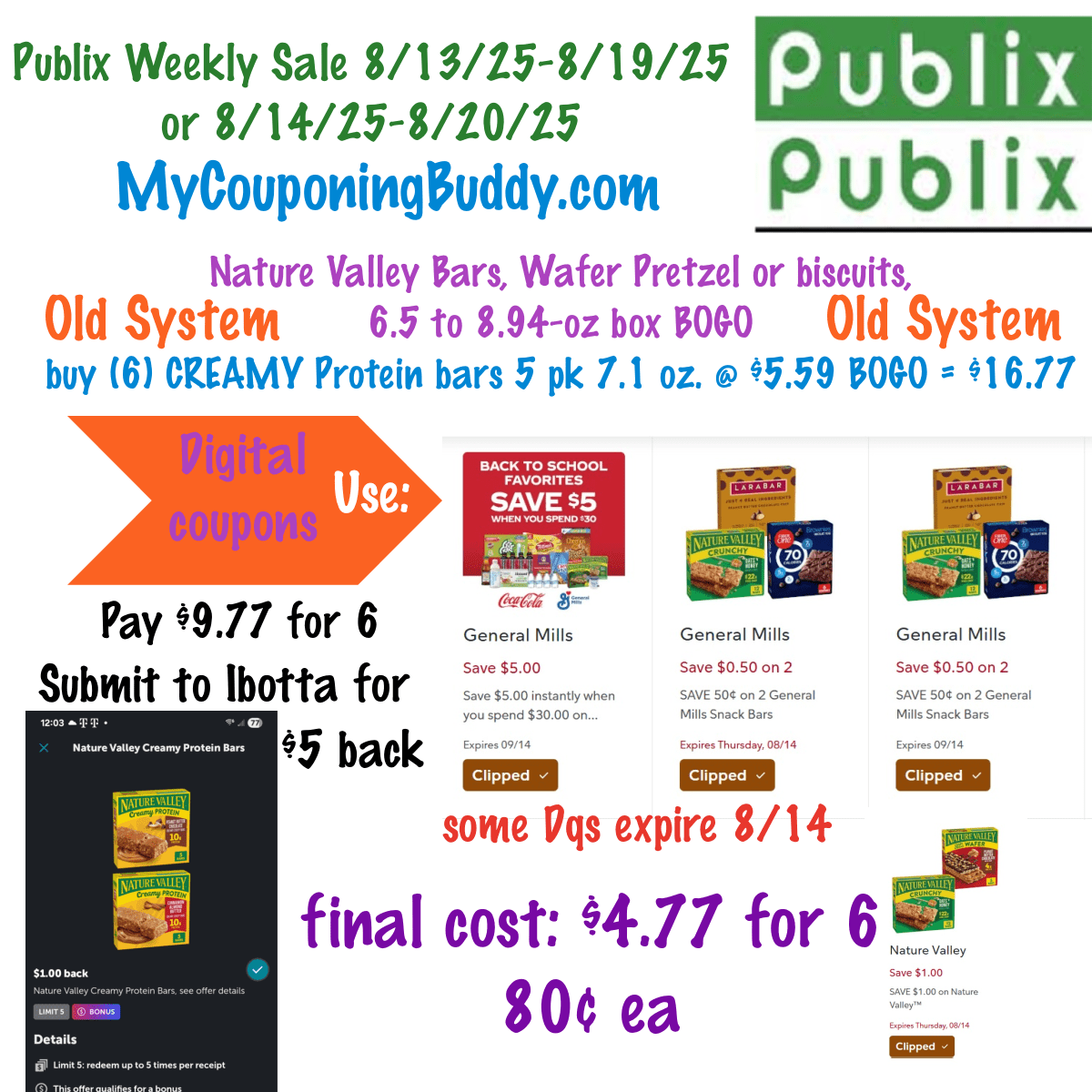 Nature Valley Bars, Wafer Pretzel | My Publix Coupon Buddy